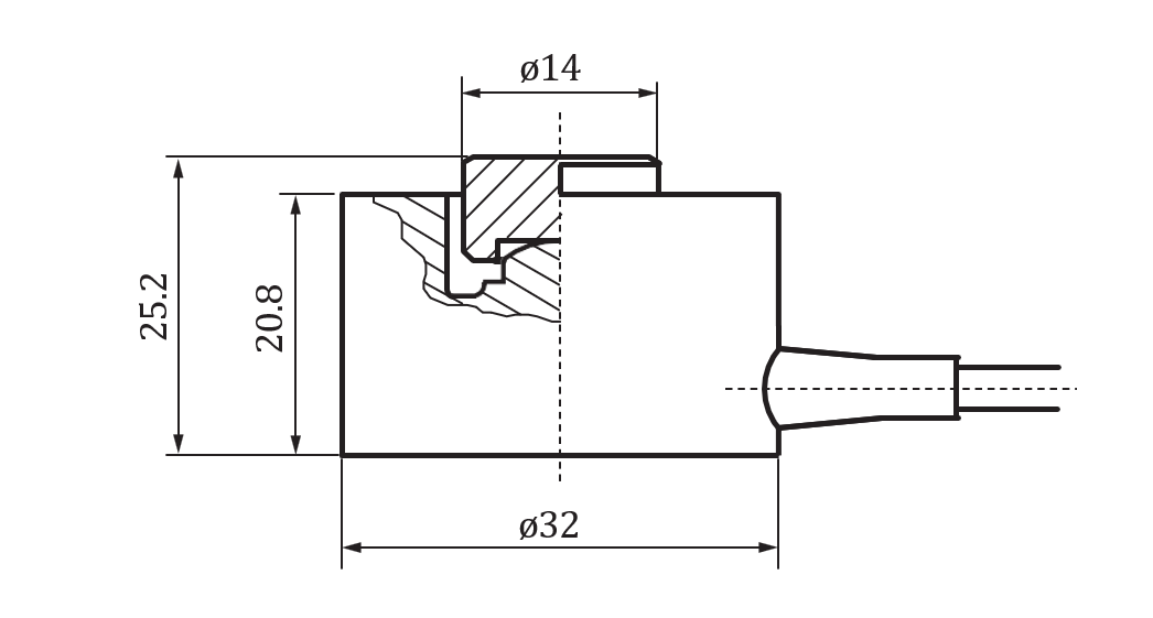 Minebea intec / Compact compression load cell PR 6211, Converter ...