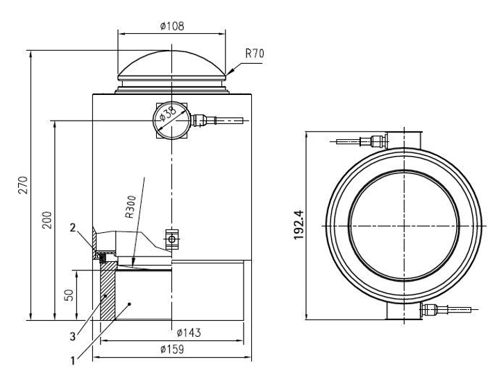 Minebea intec / Compression load cell PR 6201 and mounting kits PR 6001 ...